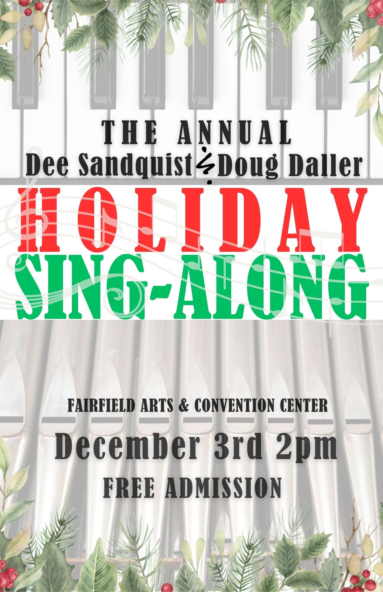 Holiday Sing-Along - Fairfield Arts & Convention Center